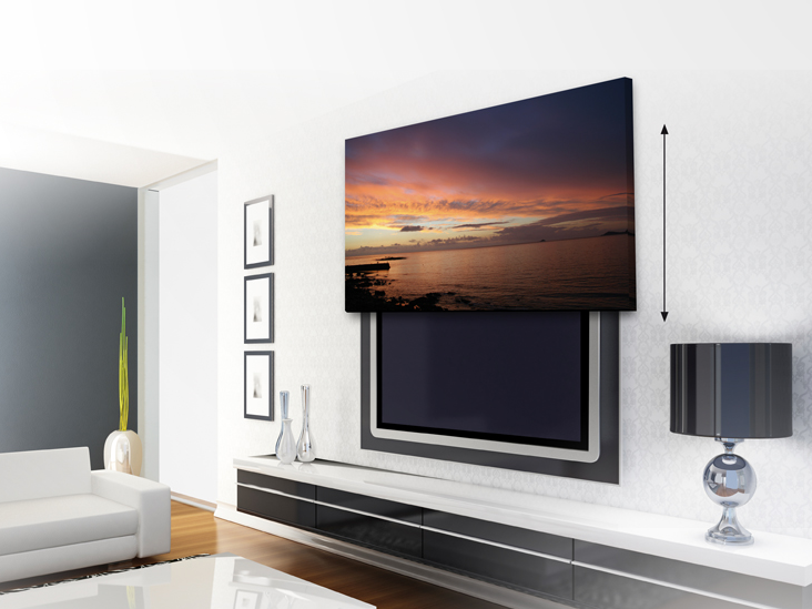 Sliding Art To Hide Tv